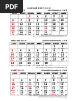 Kalender Jawa 1996 Lengkap Weton | PDF | Seni | Sejarah