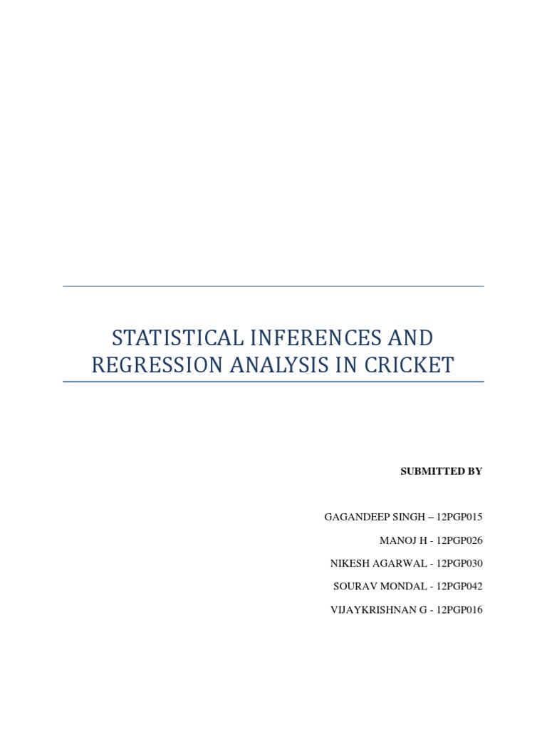Quantitative Analysis Report | PDF | Statistical Significance | Statistics