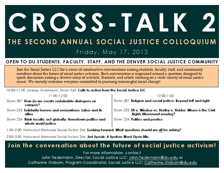 Cross-Talk 2 Flyer | PDF | Social Science
