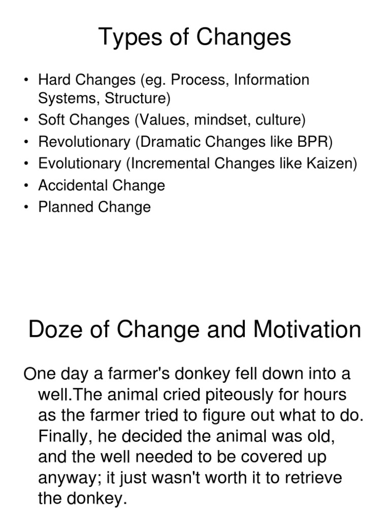 Change Management, Introduction | PDF | Empathy | Leadership