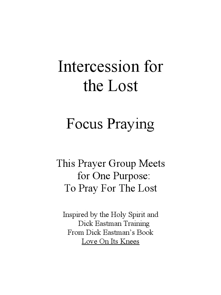 intercession.pdf | Intercession | Prayer