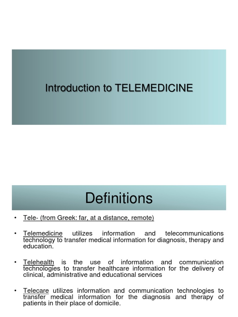 Telemedicine Download Free Pdf Telemedicine Health Care