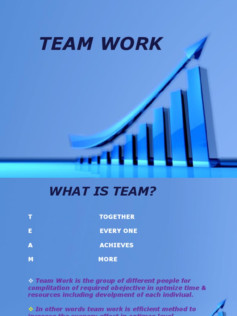 Team Work: Powerpoint Templates Powerpoint Templates | PDF | Business ...