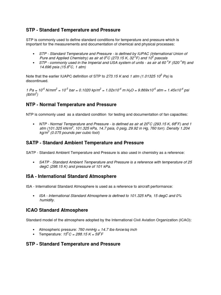 STP | Download Free PDF | Pascal (Unit) | Pounds Per Square Inch