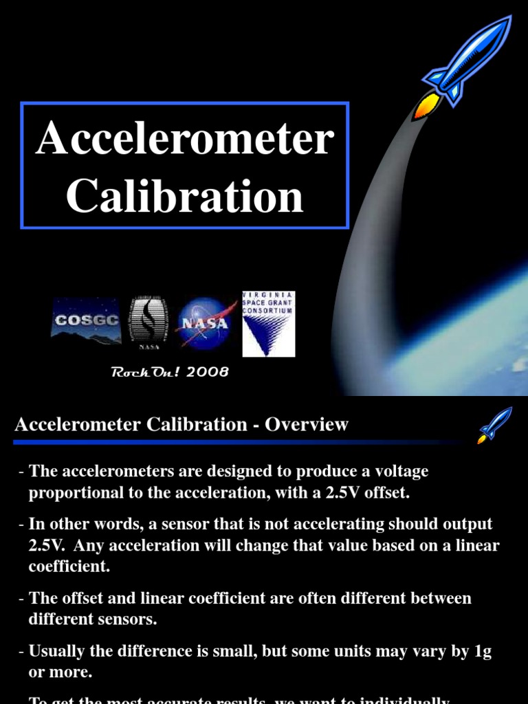 08 Calibration (PPTmin) | PDF | Accelerometer | Calibration
