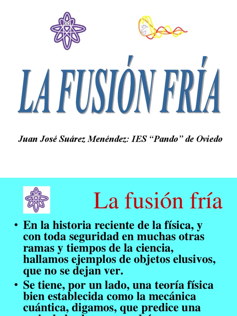 La Fusion Fria | PDF | Mecánica cuántica | Núcleo atómico