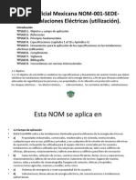 Nom 001 Sede 2012 Tablas Ampacidad