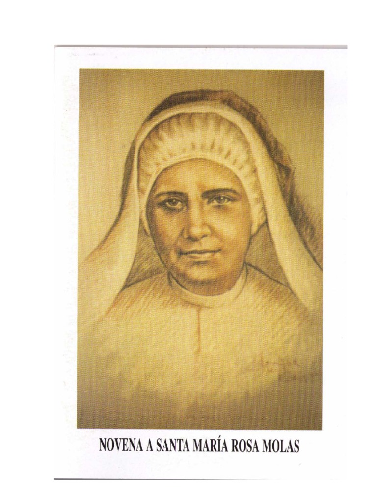 Novena A Santa María Rosa Molas | Descargar gratis PDF | Oración ...