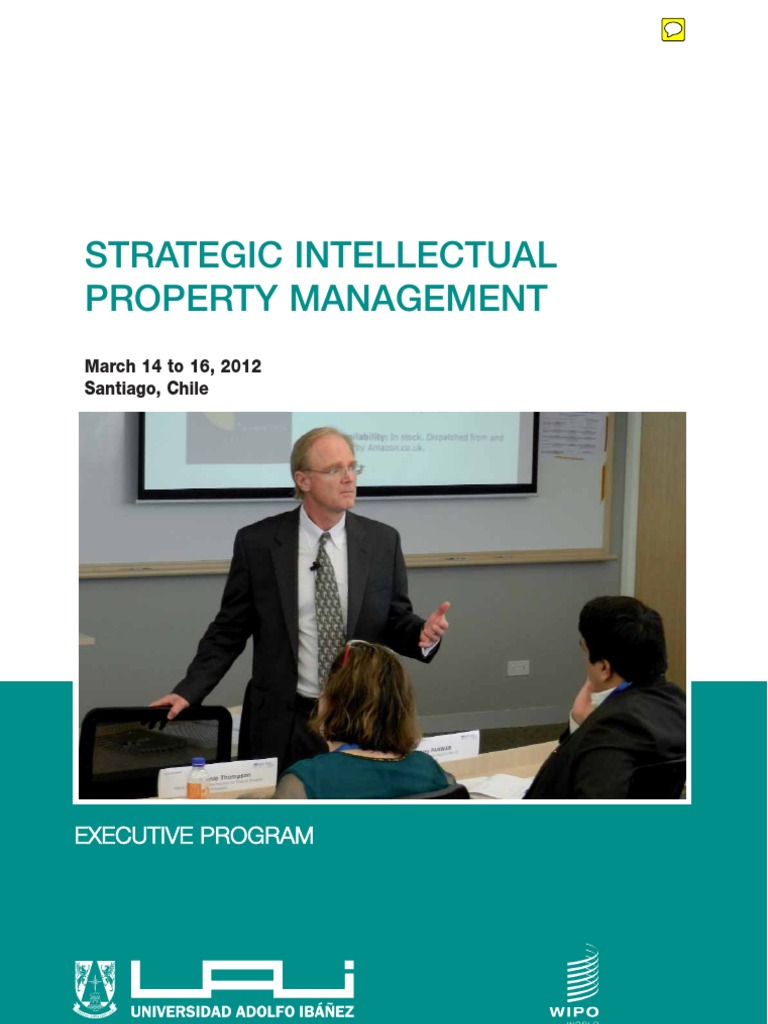 Strategic Intellectual Property Management | PDF | World Intellectual ...