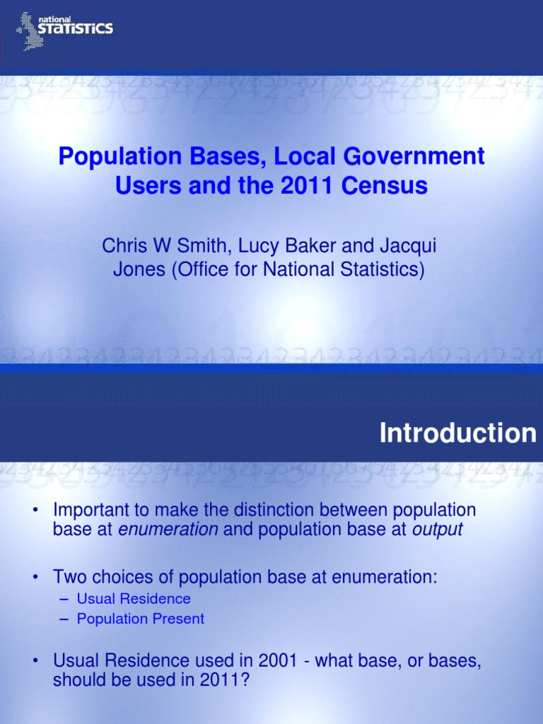 Population Bases Smith | PDF | Census | Science