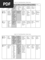 Six Traits of Writing - Grading Rubric | PDF | Human Communication ...