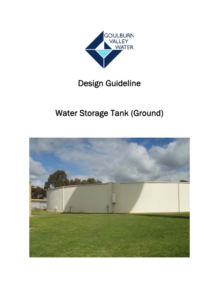 Design Guidelines for Ground-Level Water Storage Tanks | PDF | Roof ...