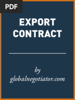 Import Contract Template Sample | PDF | Private Law | Justice