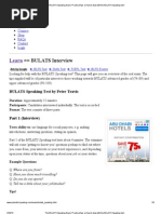 Pte Templates: Speaking - Personal Introduction | PDF | Essays | Argument