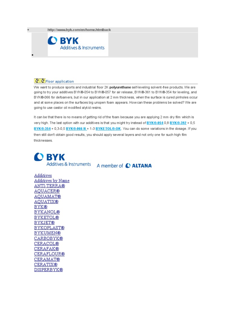 Byk | PDF | Spectrophotometry | Adhesive