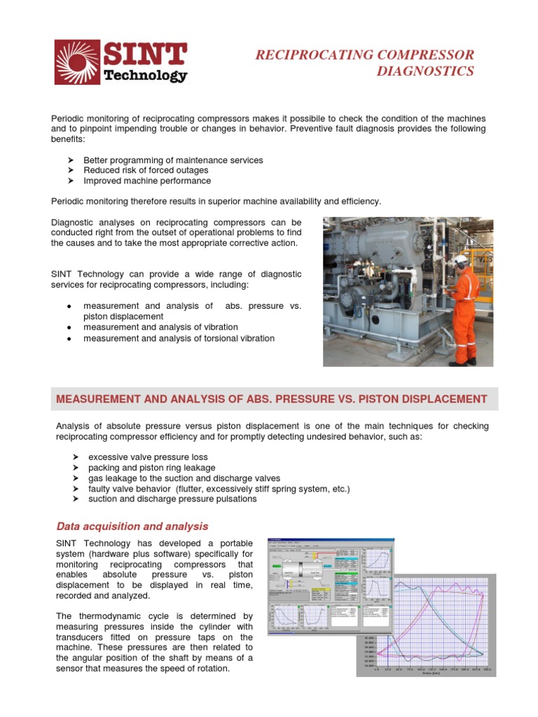 Reciprocating Compressor Diagnostics | PDF | Gas Compressor ...