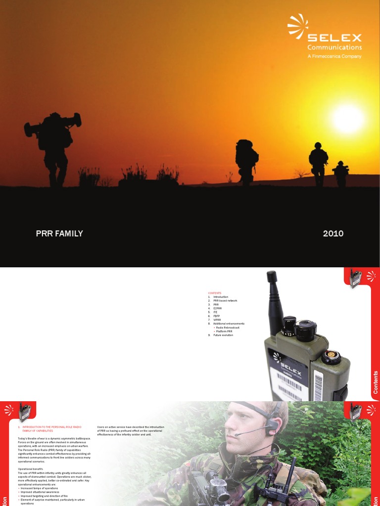 PRR Personel Role Radio Product Family | PDF | Radio | Computer Network