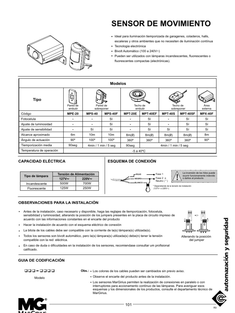 Sensor de Movimiento | PDF