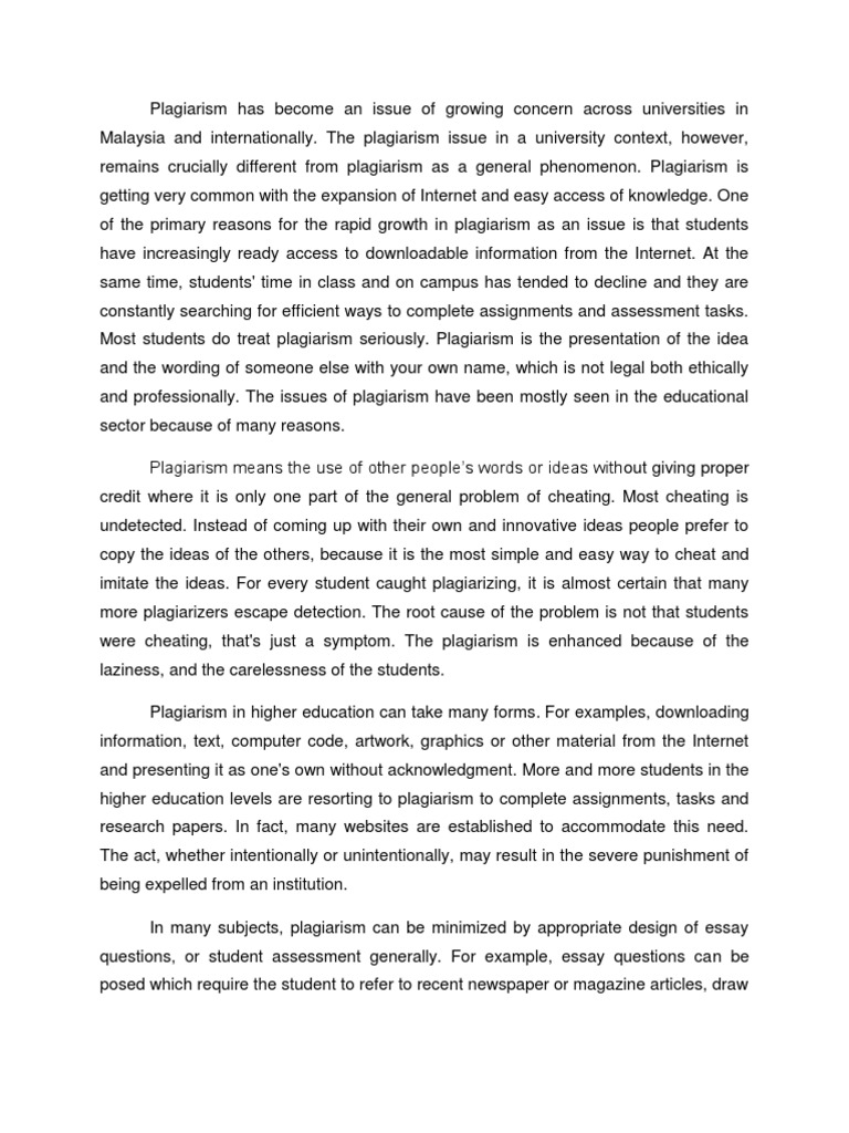 Plagiarism | PDF | Plagiarism | Educational Psychology