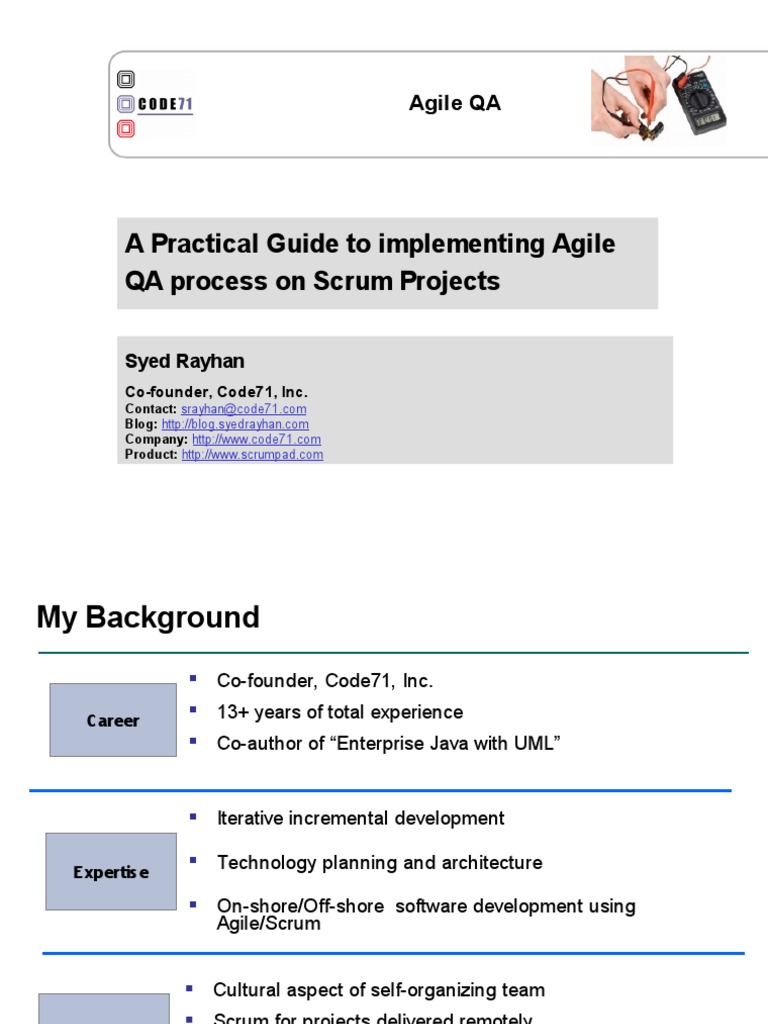 How To Implement AgileQA | PDF | Scrum (Software Development) | Agile Software Development