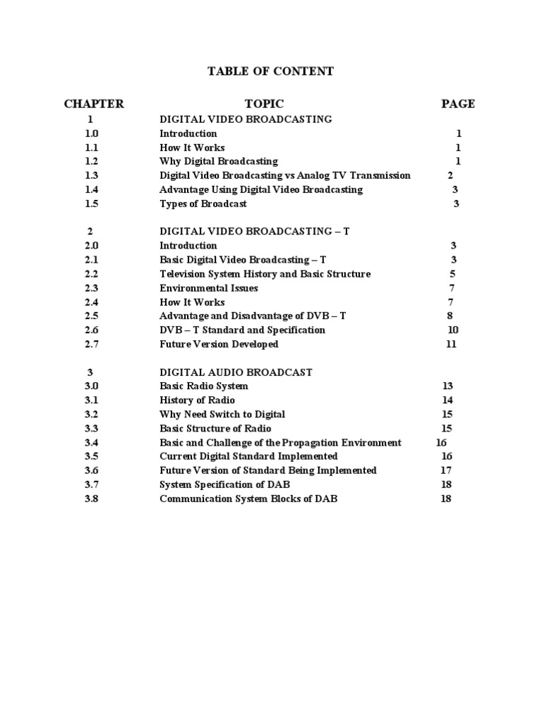 Table of Content | PDF | Computers