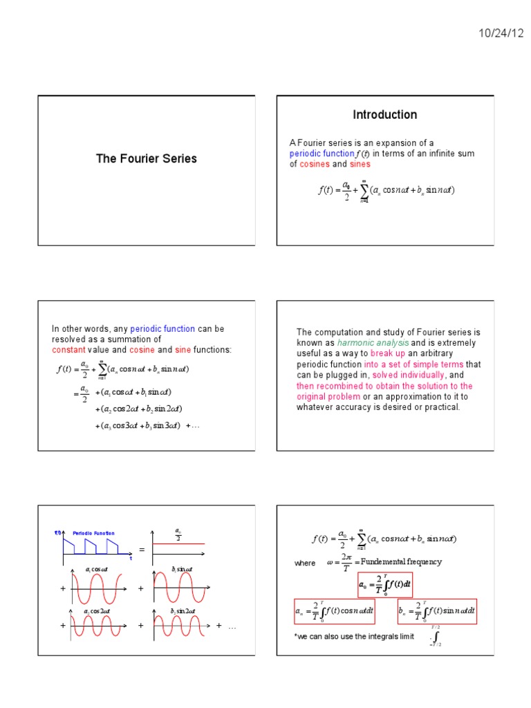 Understanding Fourier Series Expansion | PDF