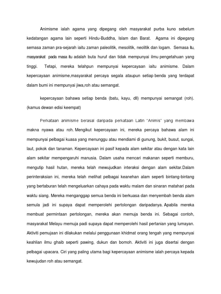 Animisme | PDF