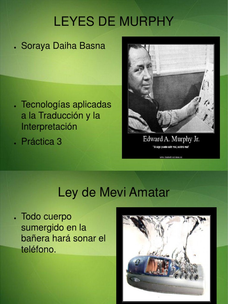 Ley De Murphy En Internet _ Las Leyes de Murphy explicadas por la ...