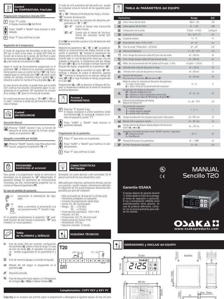 Manual Osaka T20 v.2 PDF | PDF | Science | Electrónica