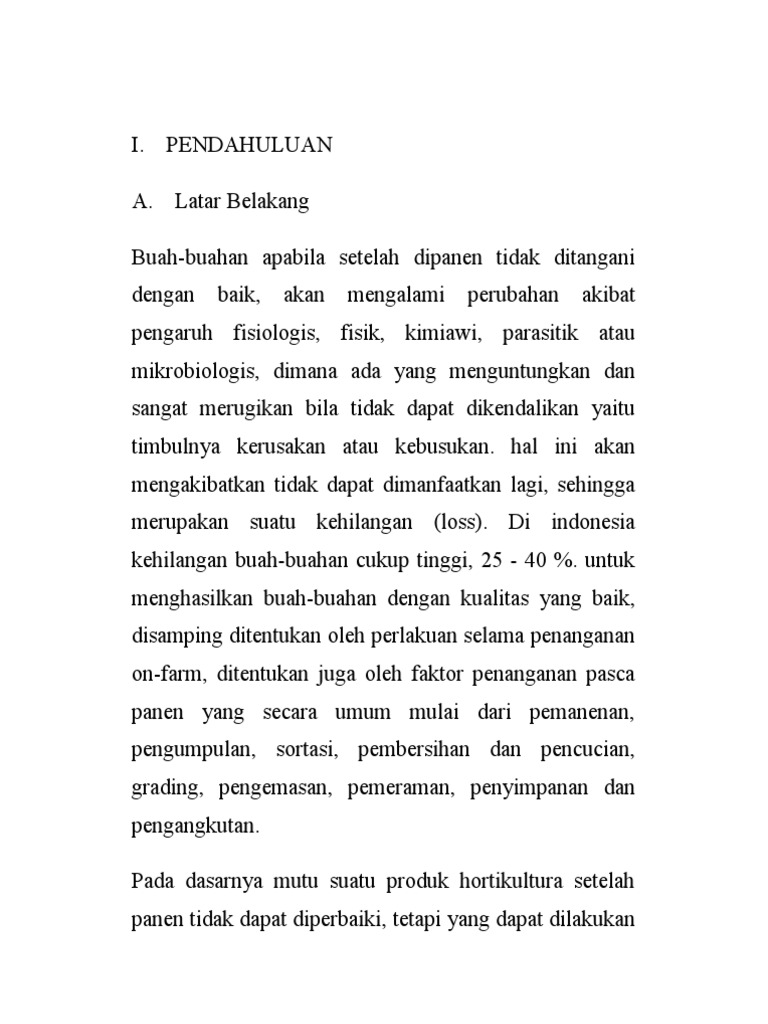 Pelilinan Pada Buah | PDF