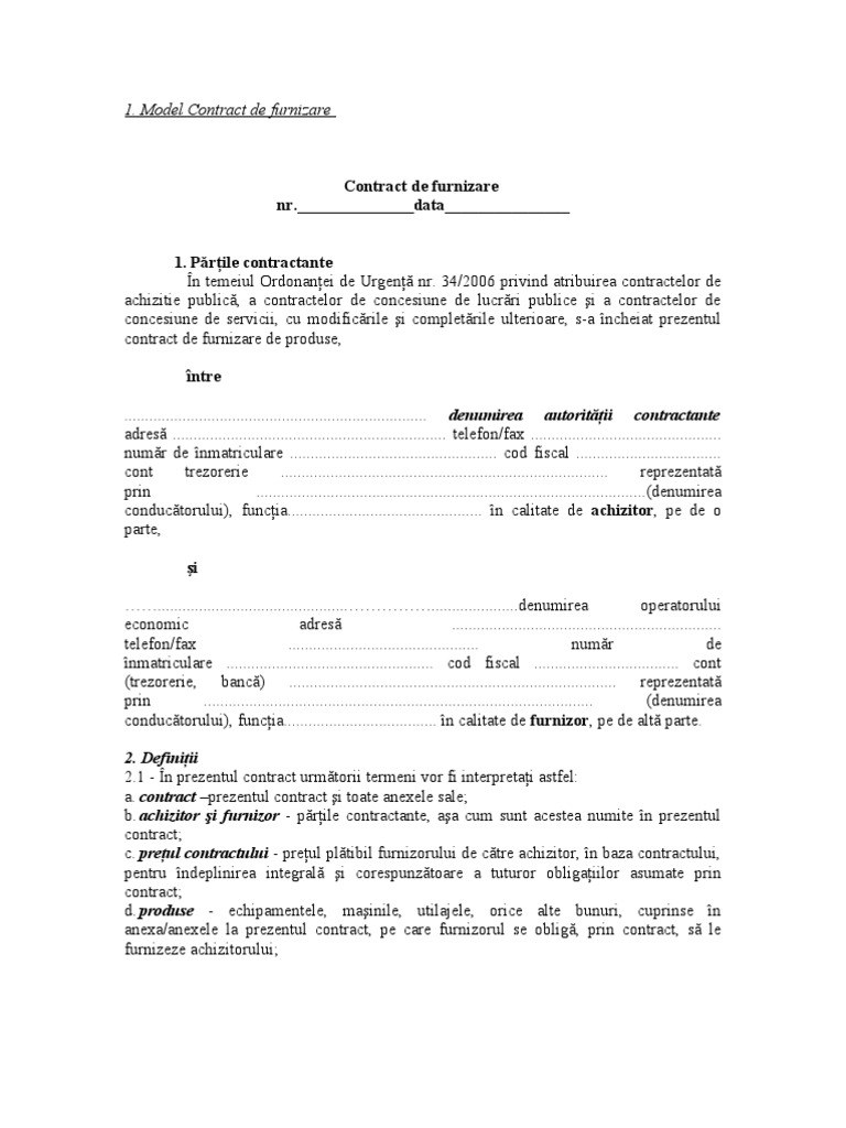 Modele Contracte Manual