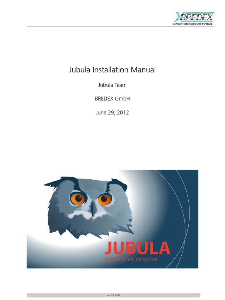 Jubula Installation Guide V6.0.01011 | PDF | Installation (Computer ...