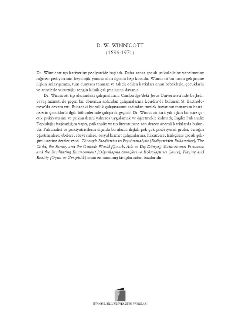 Winnicott Onsoz | PDF