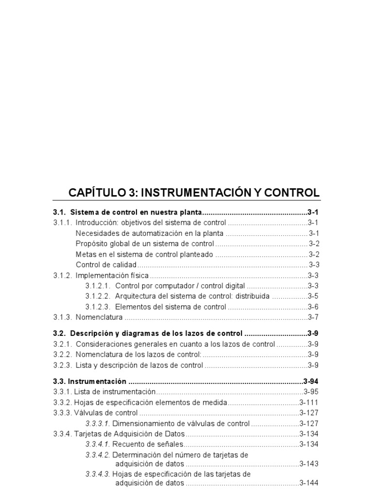 Instrumentación y Control PDF | PDF | Sistema de control | Amoníaco