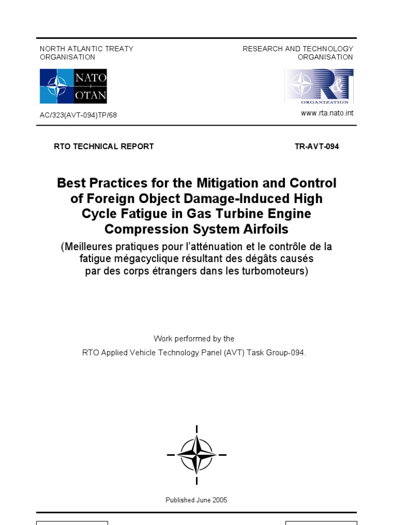 Best Method FOD Induced HCF Executive Summary | PDF | Foreign Object ...