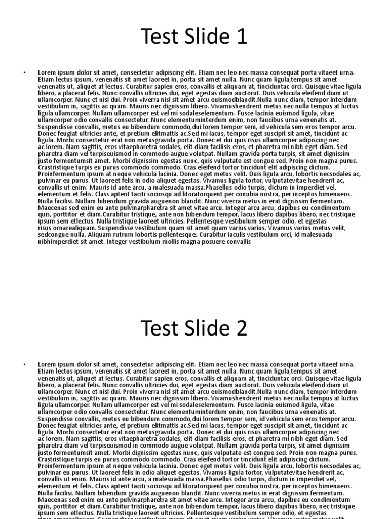 Free PowerPoint Test Slides | PDF | Career & Growth | Business