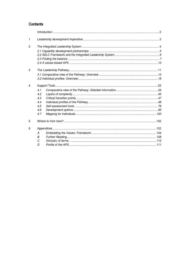 Integrated Leadership System Overview | PDF | Leadership | Goal