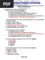 Pediatric MCQs and Answers Guide | PDF