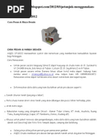 Cara Mendesain Dan Menghitung Kemiringan Ramp | PDF