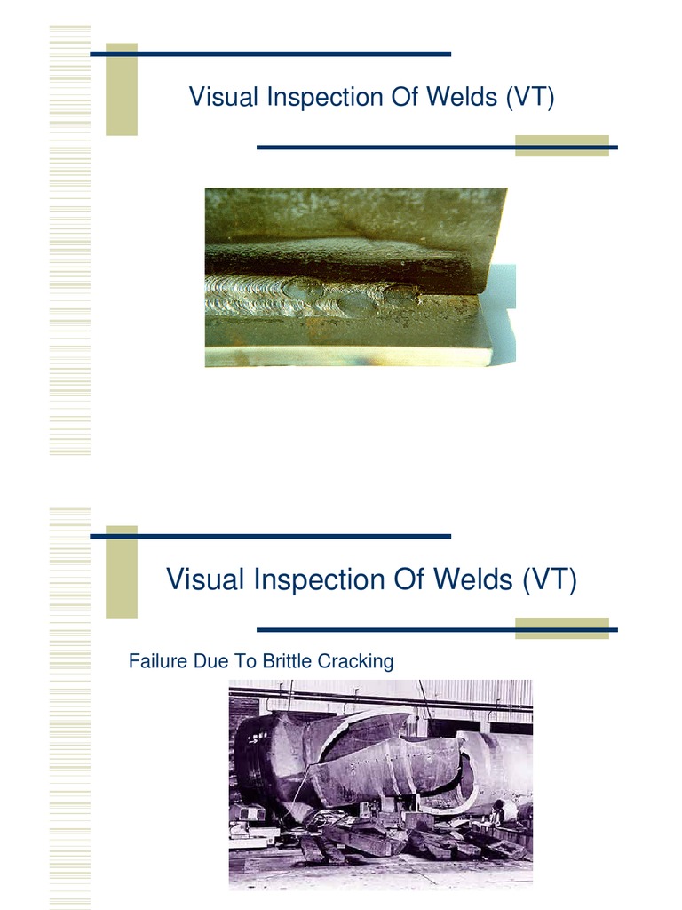 Visual Weld Inspection Guidelines | PDF