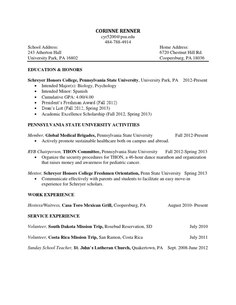 Resume Abridged | PDF | Self-Improvement
