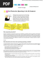 Speaking Sub Skills | PDF | Fluency | Psychological Concepts