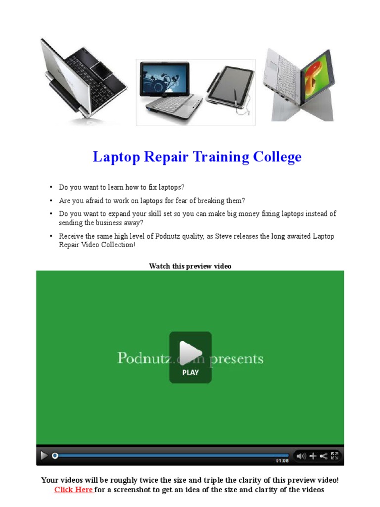 Apple Laptop Computer - Repair Video Tutorial | PDF | Laptop | Computer ...