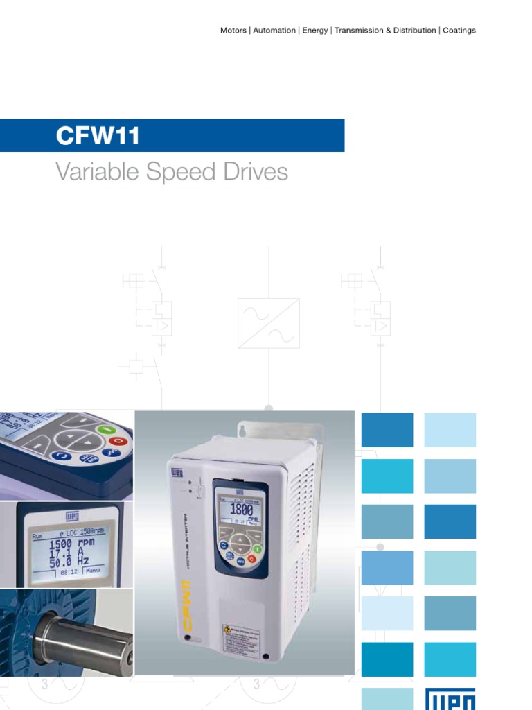 WEG CFW 11 Variable Frequency Drive 50019076 Brochure English | PDF ...