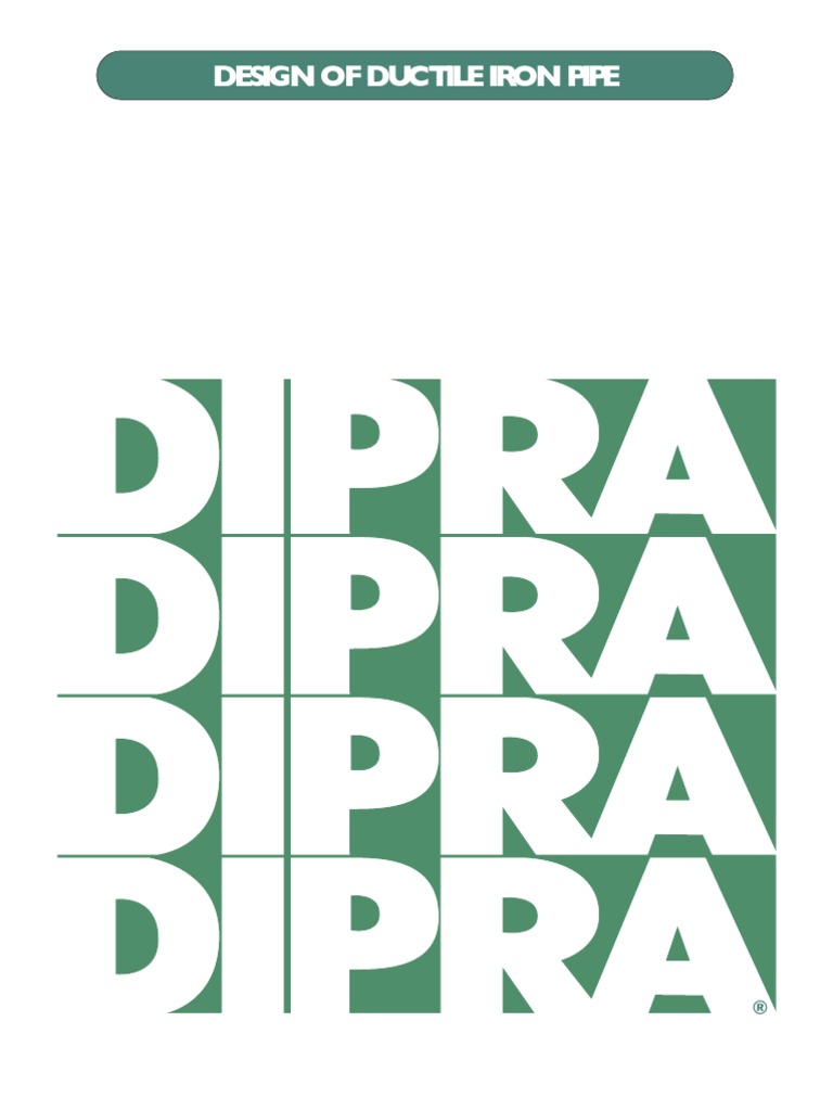 Design of Ductile Iron Pipe DIPRA PDF | PDF | Strength Of Materials ...