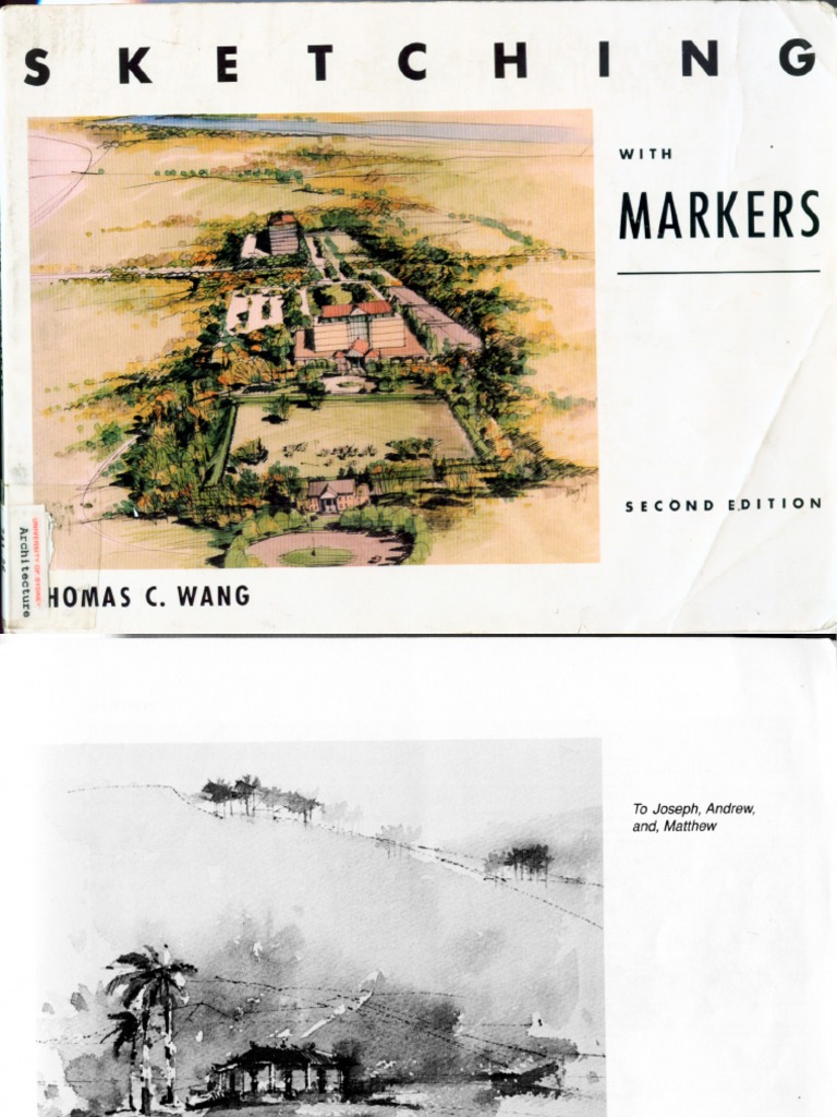 Thomas C Wang Sketching With Markers | PDF