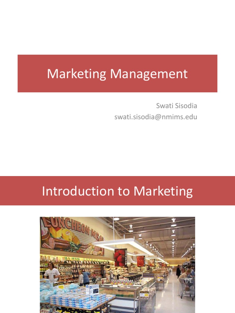 Marketing Nmims | PDF | Market Segmentation | Consumer Behaviour