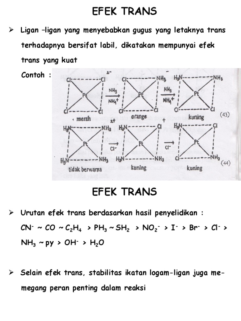Efek Trans dan Isomer Cis-Trans | PDF
