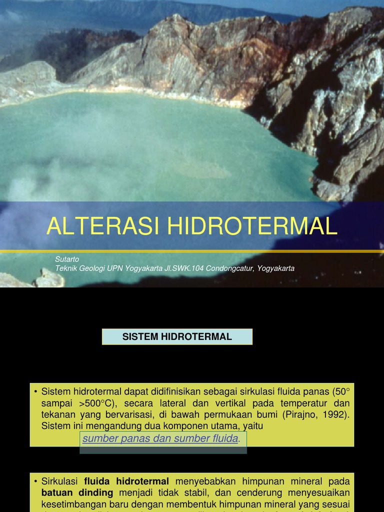 Alterasi Hidrotermal | PDF