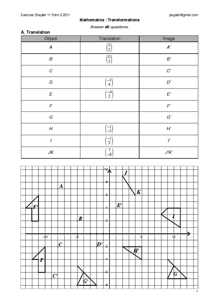 Mathematics Form 2 Chapter 2 Exercise With Answers Form 2 Maths